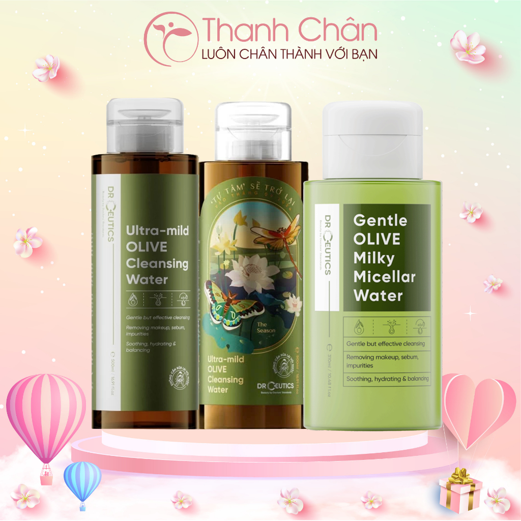 Tẩy trang Drceutics Olive Water 310ml | Shopee Việt Nam