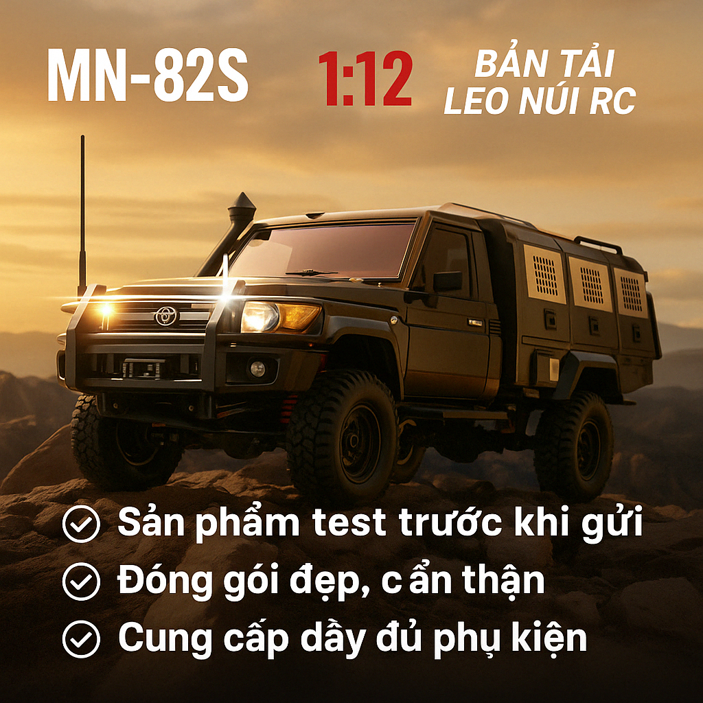 Xe Bán Tải Điều Khiển Từ Xa MN82/MN82PRO/MN82S 1/12 Xe Leo Núi 2 Cầu 2 ...