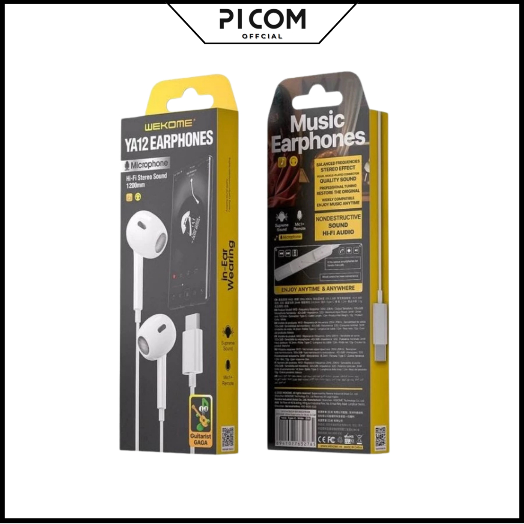 Tai Nghe Có Dây WK DESIG YA12 Chân TypeC/ Lightning/ 3.5mm | Shopee Việt Nam