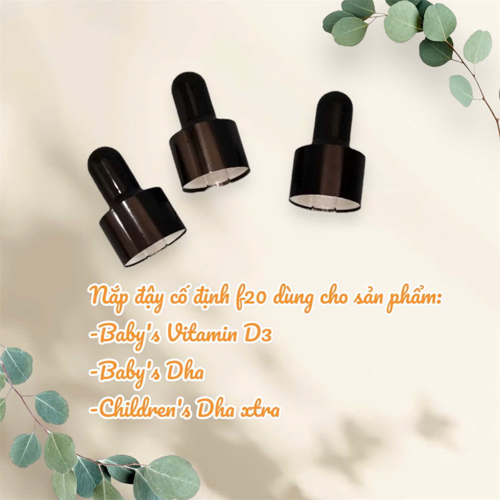 Nắp chuyển đổi F20 cho Baby's D3/Baby'sDHA/DHA Xtra (chỉ nắp không có ...