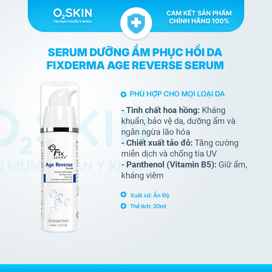Serum Fixderma Age Reverse B5 Cấp Ẩm Chuyên Sâu, Mờ Thâm Và Phục hồi Da ...