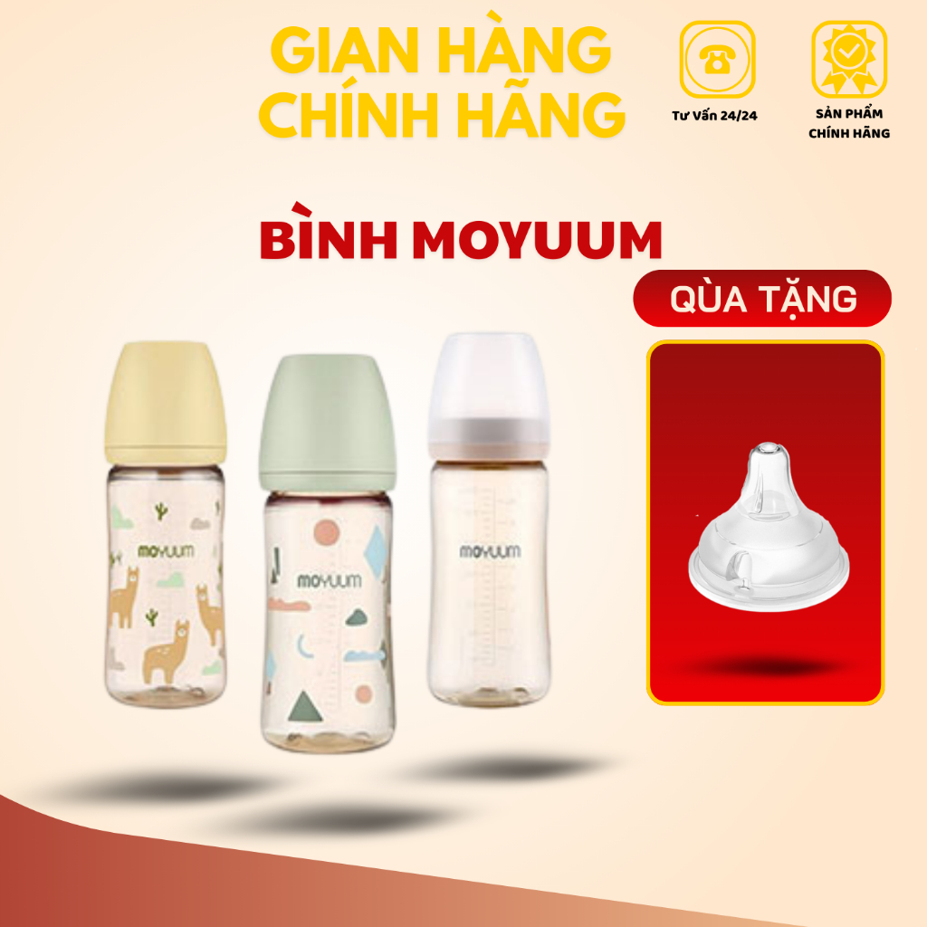 Bình sữa Moyuum 170ml/270ml Hàn Quốc chính hãng | Shopee Việt Nam