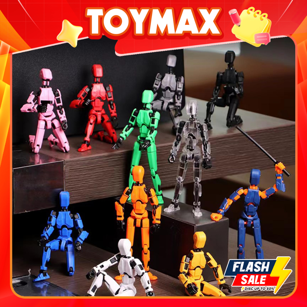 Mô hình dummy 13 robot figure kit khớp cử động linh hoạt kèm phụ kiện 4 ...