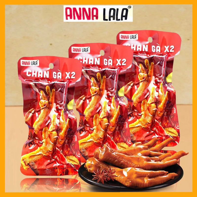 (1 chiếc) Chân gà Anna Lala x2, chân gà đôi Anna Lala vị tê cay ...