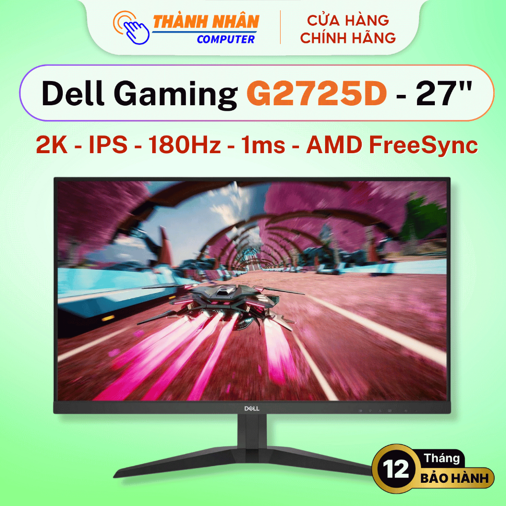 Màn hình Gaming Dell G2725D (27 inch - 2K QHD - 180Hz - 1Ms) - Mới 100% ...