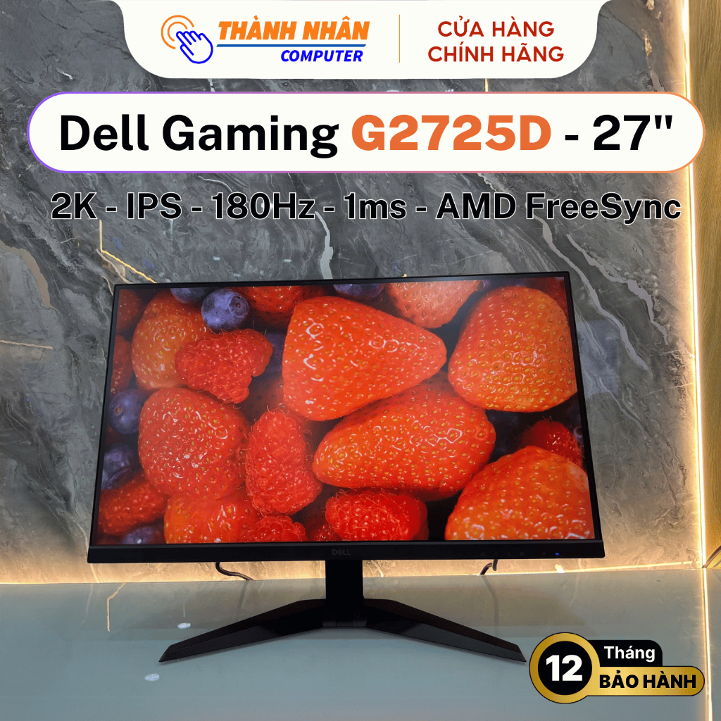 Màn hình Gaming Dell G2725D (27 inch - 2K QHD - 180Hz - 1Ms) - Mới 100% ...