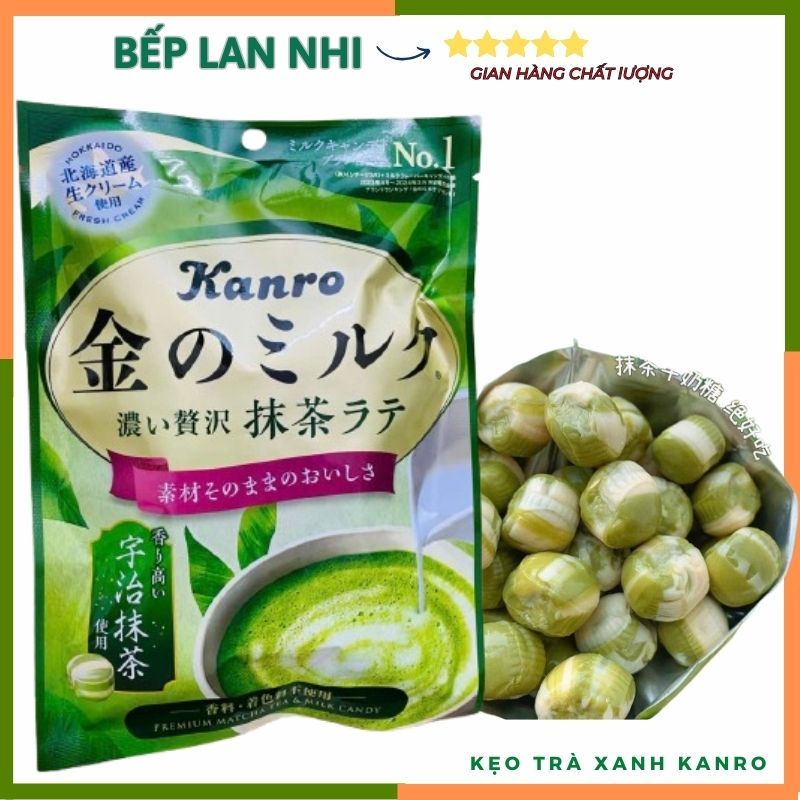 [HSD 2/2027] Kẹo sữa trà xanh matcha Kanro – 61g | Shopee Việt Nam