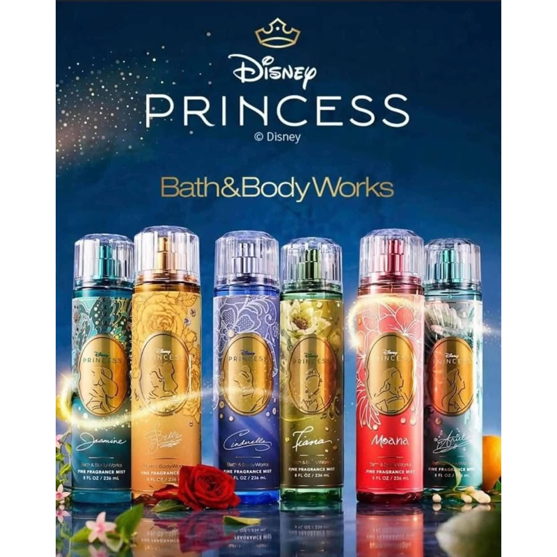 𝐃𝐢𝐬𝐧𝐞𝐲'𝐬 𝐂𝐨𝐥𝐥𝐞𝐜𝐭𝐢𝐨𝐧 - Body Mist Disney Princess BathAndBodyWorkkk ...
