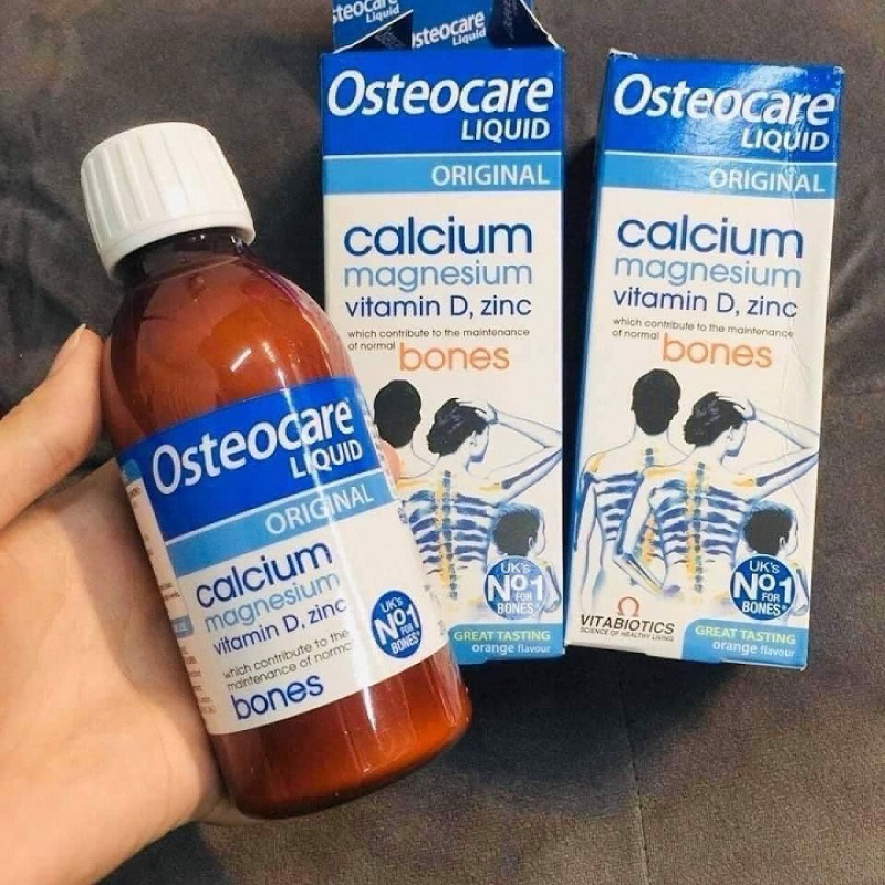 Siro Osteocare Liquid Vitabiotics bổ sung canxi, magiê, vitamin D, kẽm giúp xương chắc khỏe ...