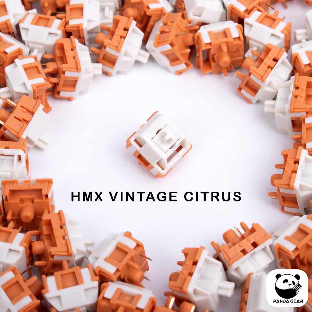 Switch HMX Vintage Citrus linear 53g prelubed công tắc bàn phím cơ HMX Vintage Citrus | Shopee ...