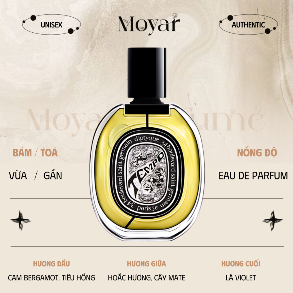 10ml Diptyque Tempo EDP | Nước hoa unisex | Moyar Perfume | Shopee Việt Nam