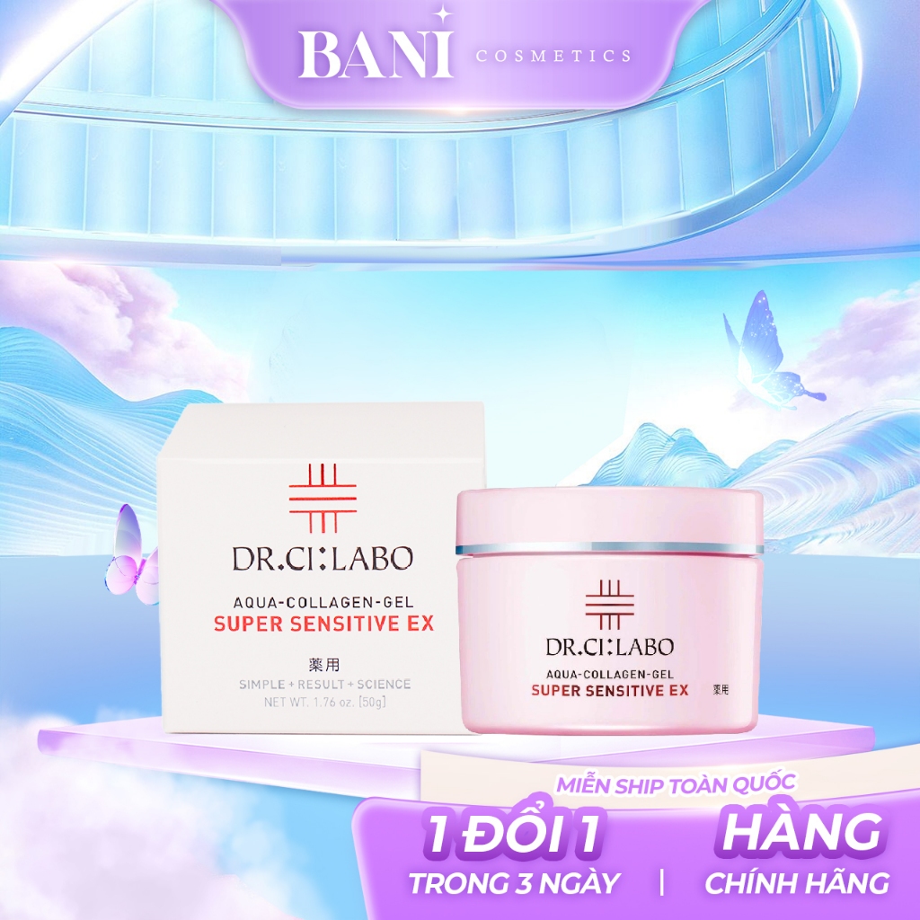Gel Dưỡng Ẩm Dr.Ci:Labo Aqua-Collagen-Gel Super Sensitive Ex ( 50g) | Shopee Việt Nam