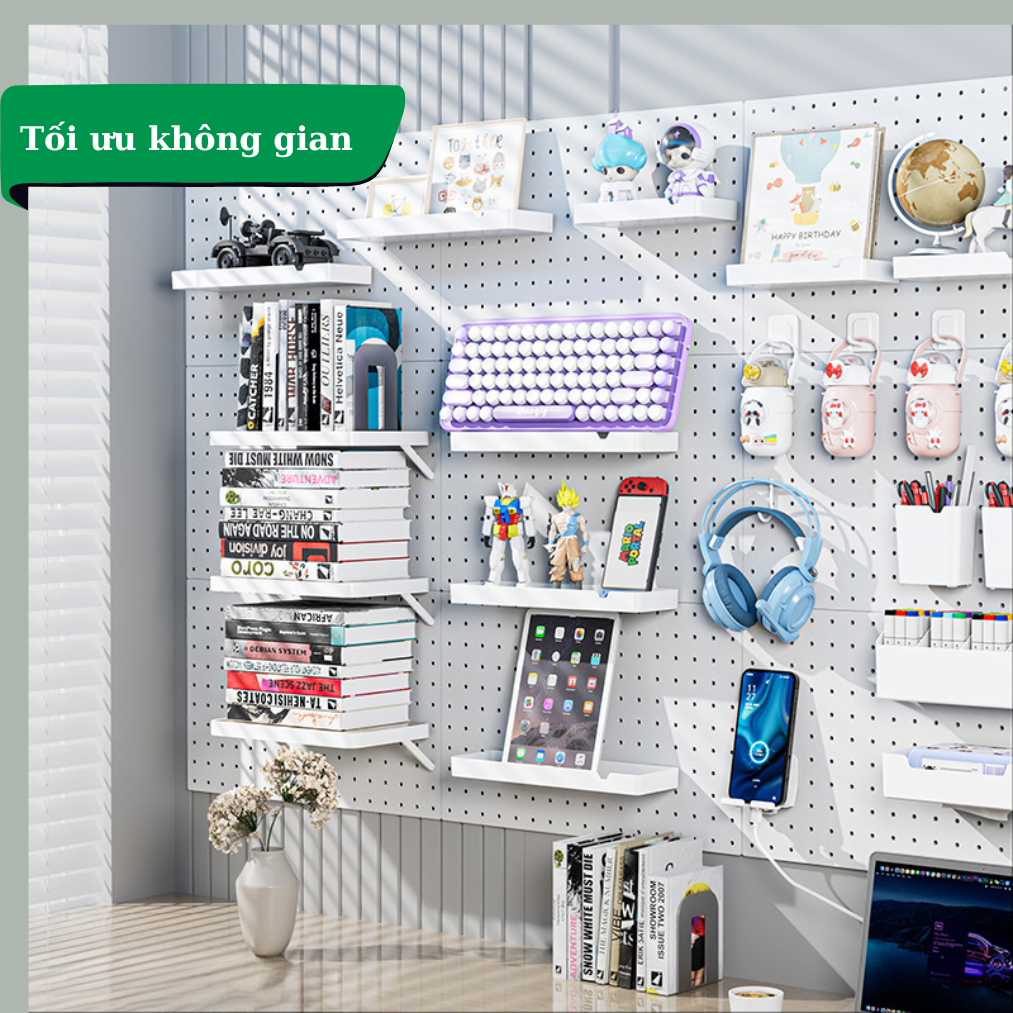 Combo Bảng Pegboard PINEWOODS – Setup Bàn Học, Decor Phòng Ngủ, Dán Tường | Shopee Việt Nam