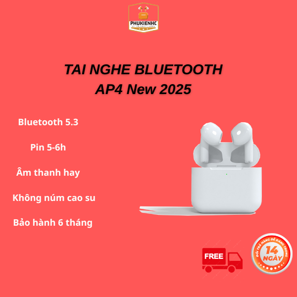 [Ap4 Jerry] Tai Nghe Ap4 Bản New 2025 -Hàng Loại 1 -Full Tính Năng -Bảo ...