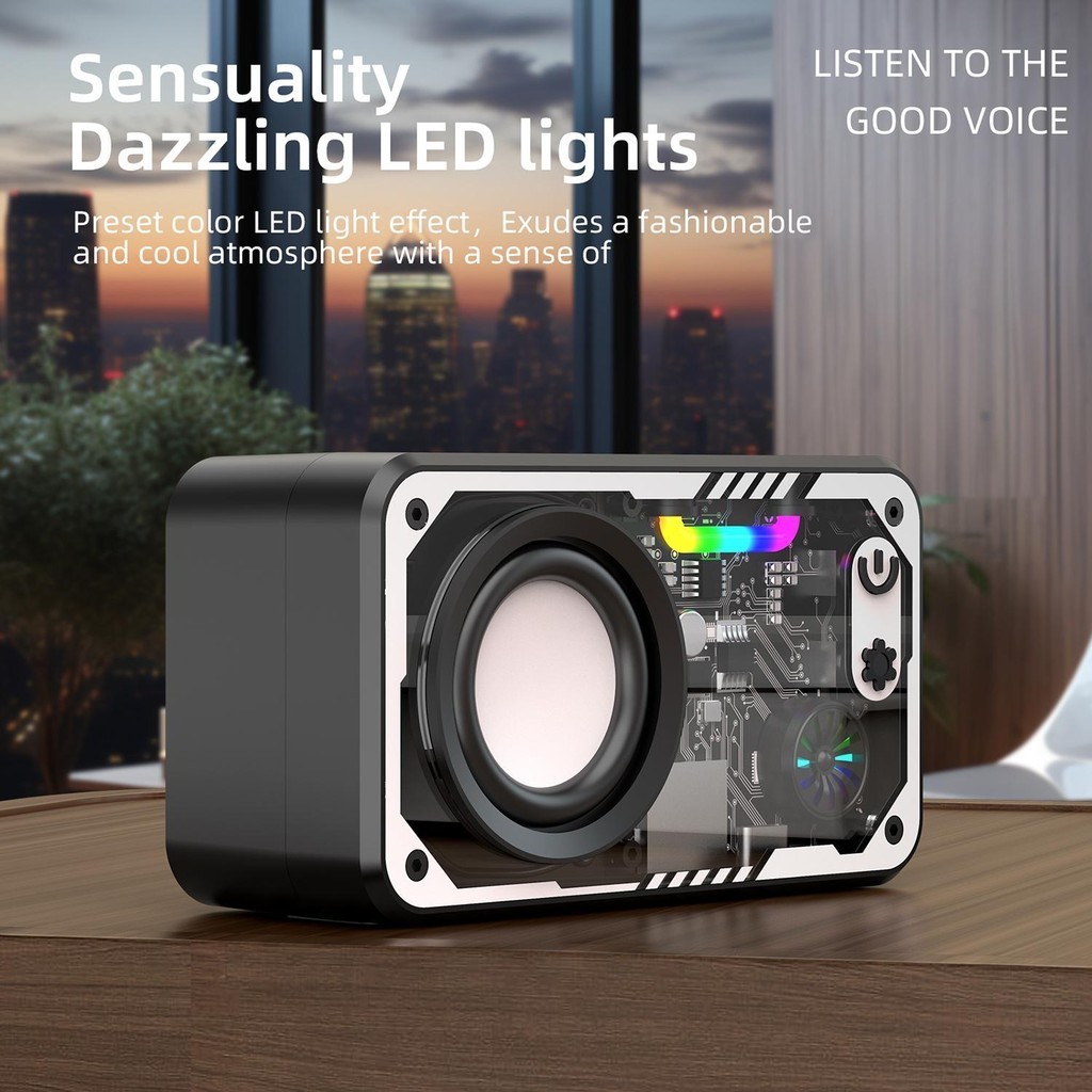 LOA BLUETOOTH V1 BASS ẤM LED RGB Củ Loa Nghe Nhạc | Shopee Việt Nam