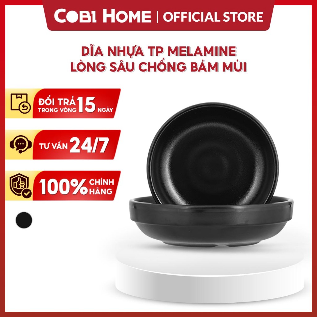 Dĩa nhựa mini TP melamine lòng sâu chống bám mùi Φ9,2x2,6cm/ Φ11,5x3cm ...