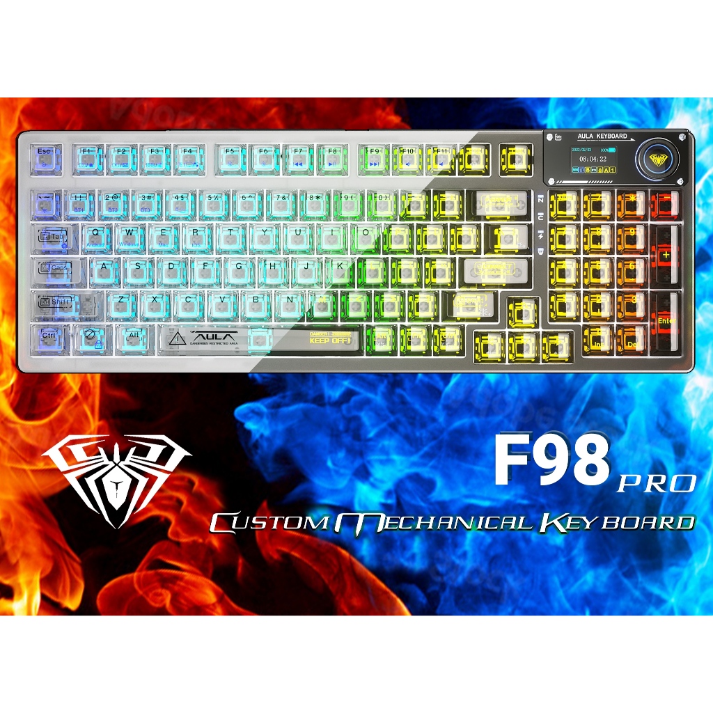 Bàn phím cơ Pro AULA F98 | Shopee Việt Nam