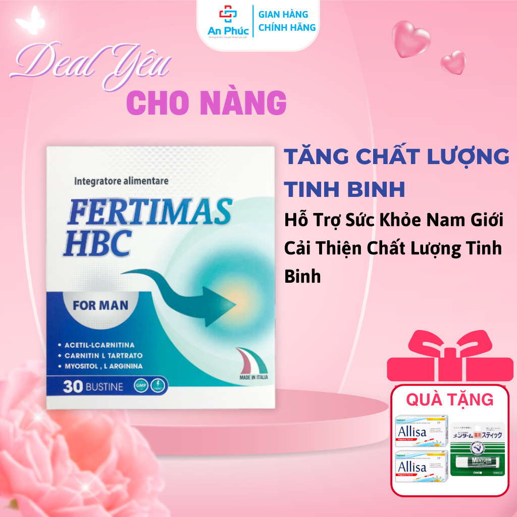 Gói Pha FERTIMAS HBC - Bổ Tinh Binh, Tăng Thụ Thai, Tăng Sinh Lý Cho ...