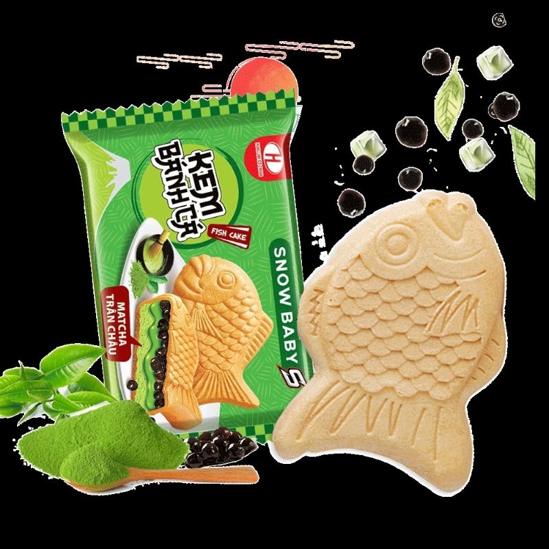 Kem Snow bánh cá matcha | Shopee Việt Nam