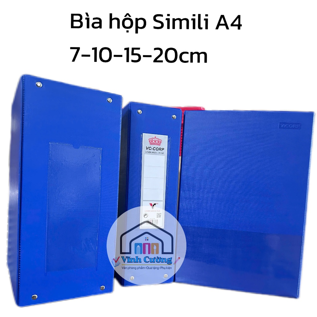 Hộp đựng tài liệu , hồ sơ , File hộp gấp A4 Simily 7-10-15-20cm ( GIÁ ...