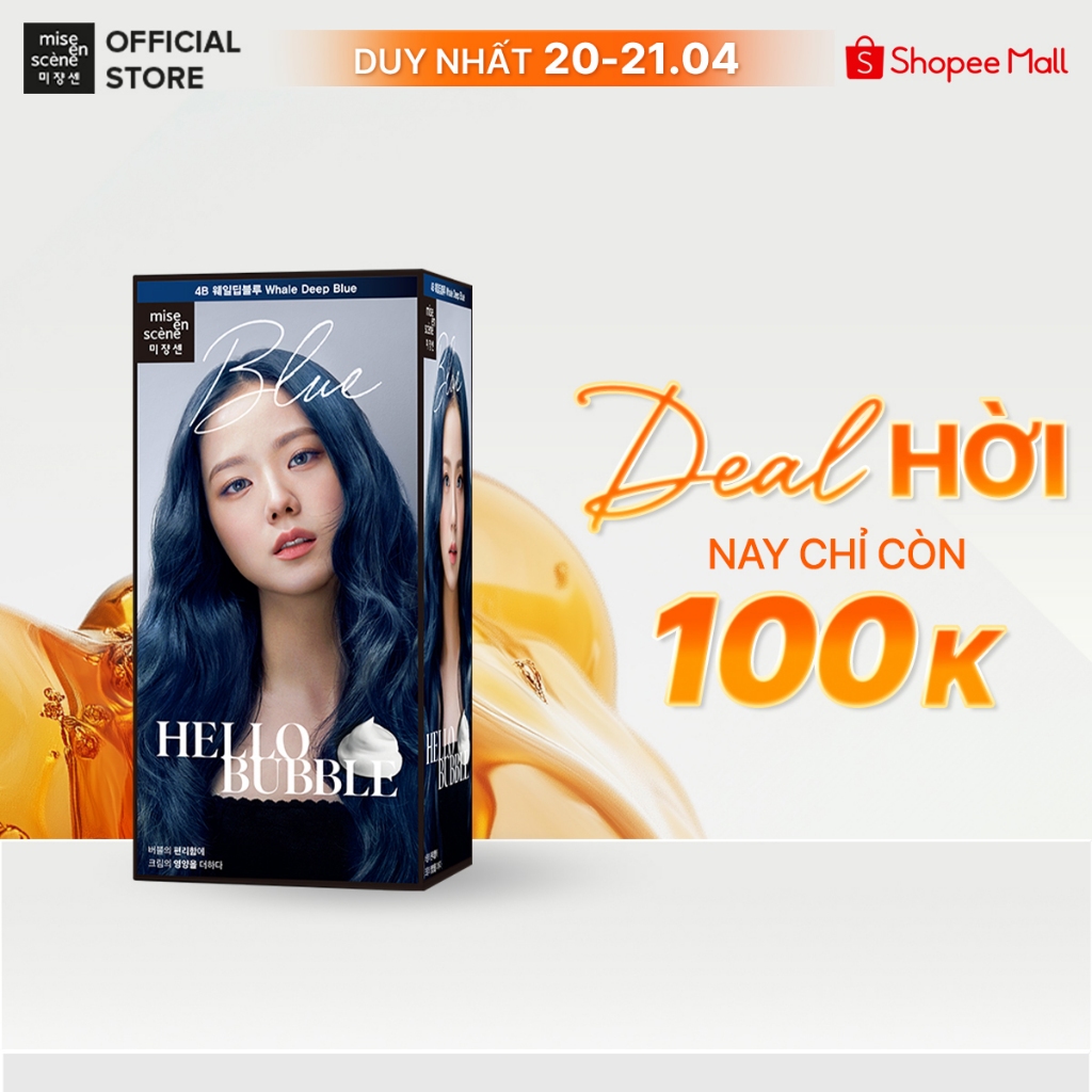 Nhuộm tóc mise en scène Hello Bubble 100g (bao bì cũ) | Shopee Việt Nam