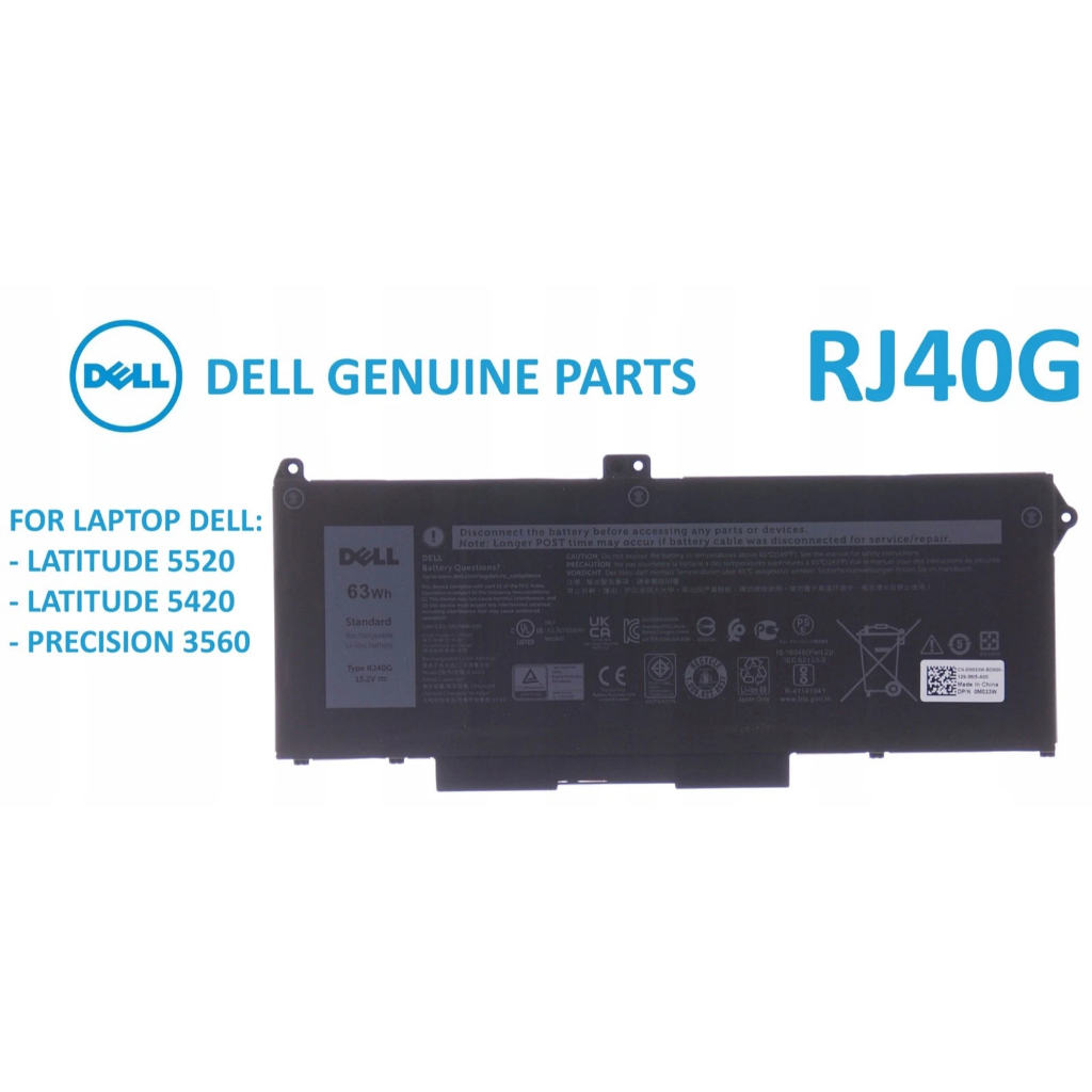 PIN [ZIN] Laptop DELL Latitude 5520, Latitude 5420, Precision 3560 ...