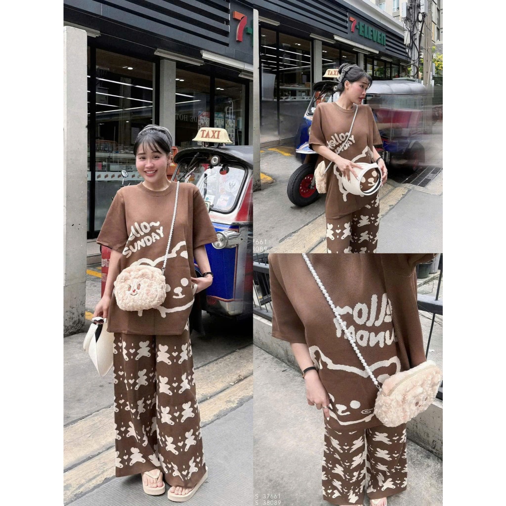 SET ÁO + QUẦN LEN DỆT KIM - CHUẨN NHÀ VIVI (THÁI LAN) | Shopee Việt Nam