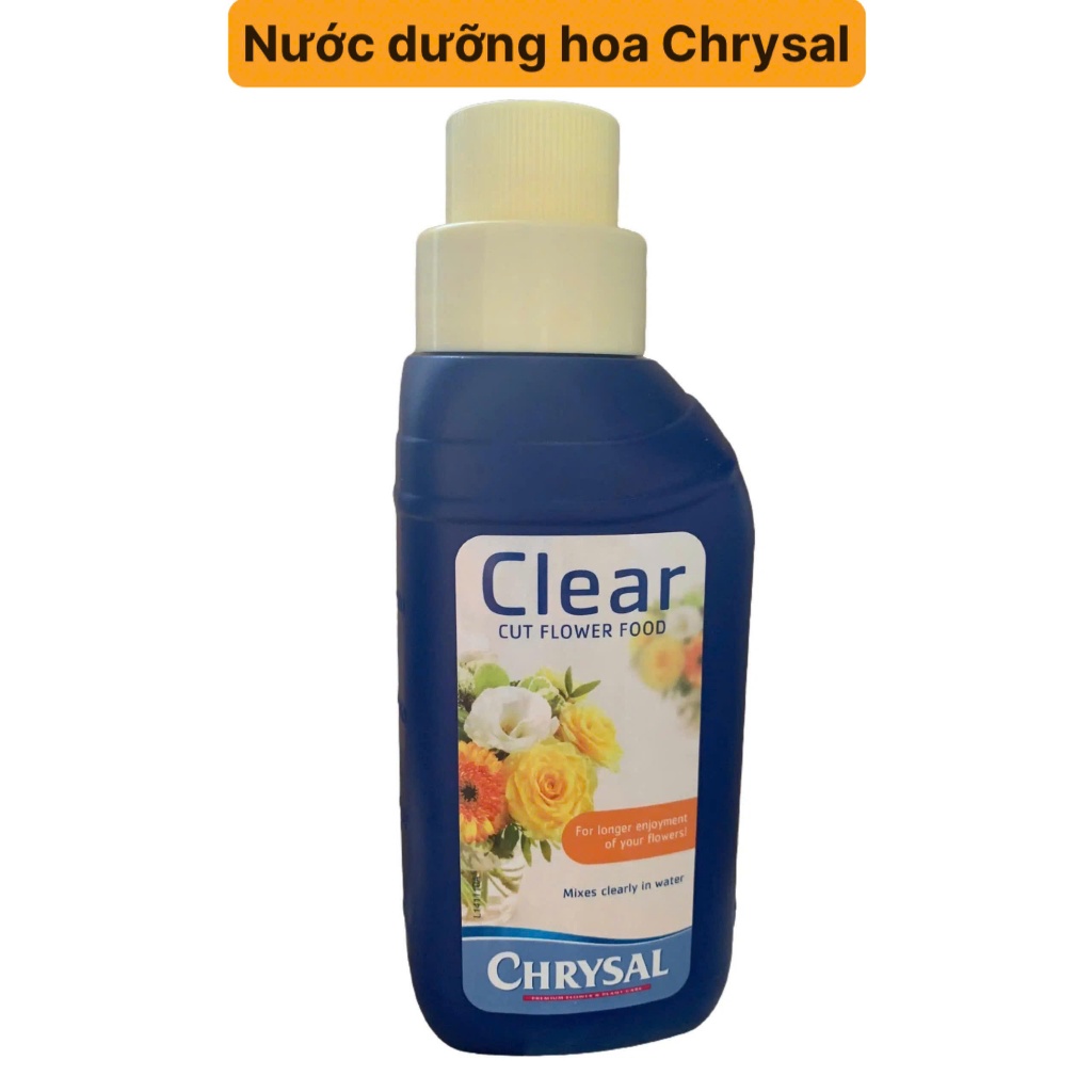 Nước dưỡng hoa Chrysal Clear 250ml – Hòa tan dễ dàng, giúp hoa cắm bình ...