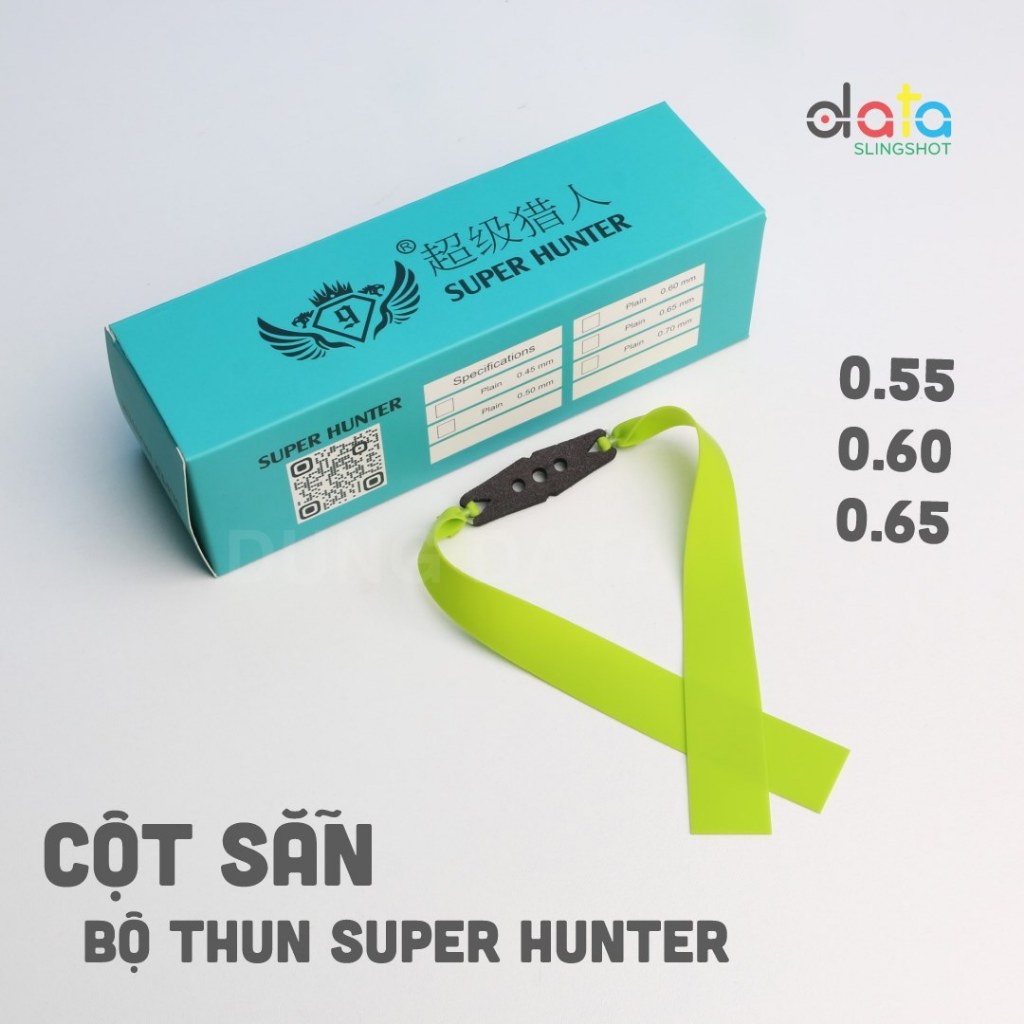 5 Bộ Thun Super Hunter Xanh Lá cột sẵn khổ thun kéo tới má Somi full ...