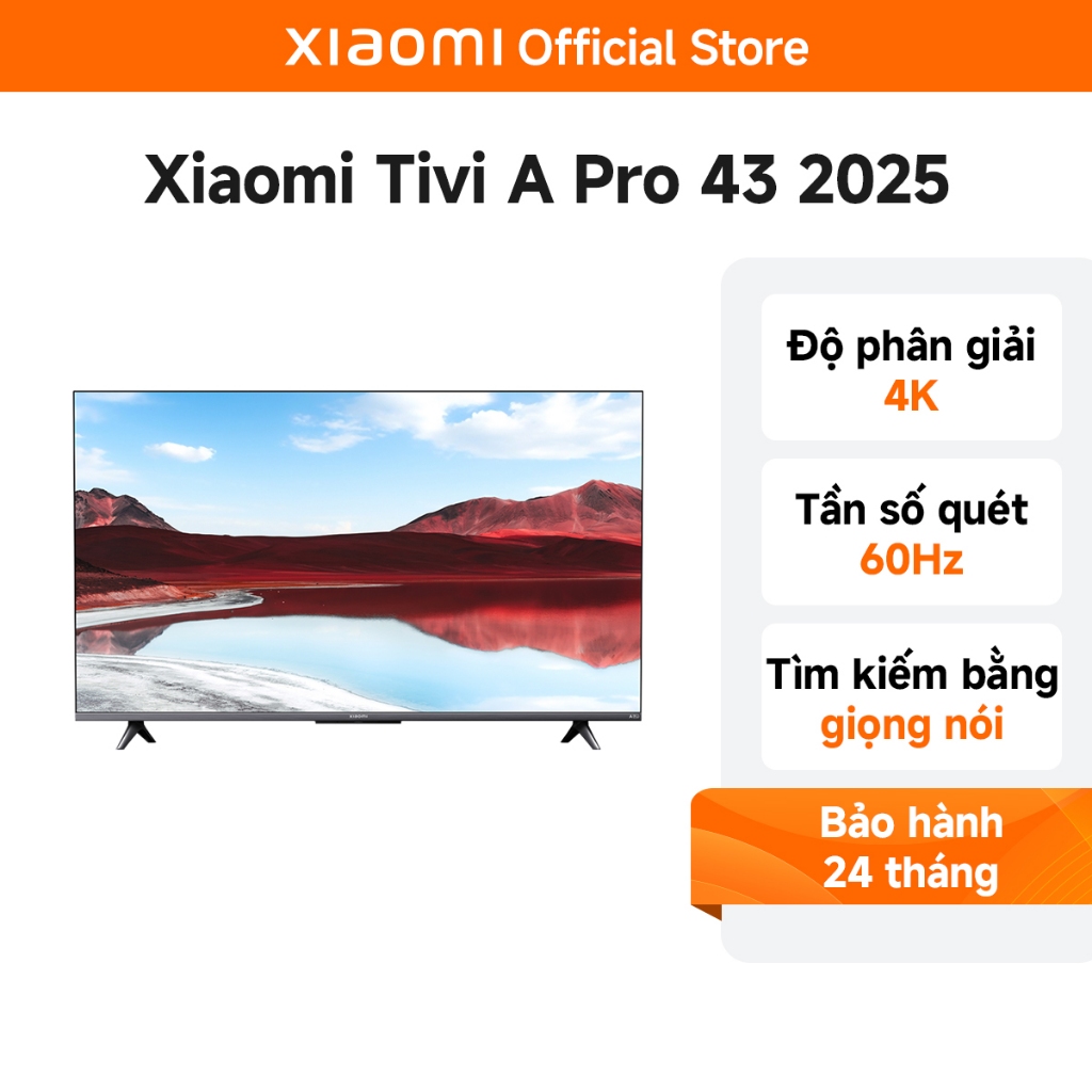 Tivi Xiaomi A Pro 43inch 2025/2026 (Mới) Hệ điều hành Google TV, Điều ...