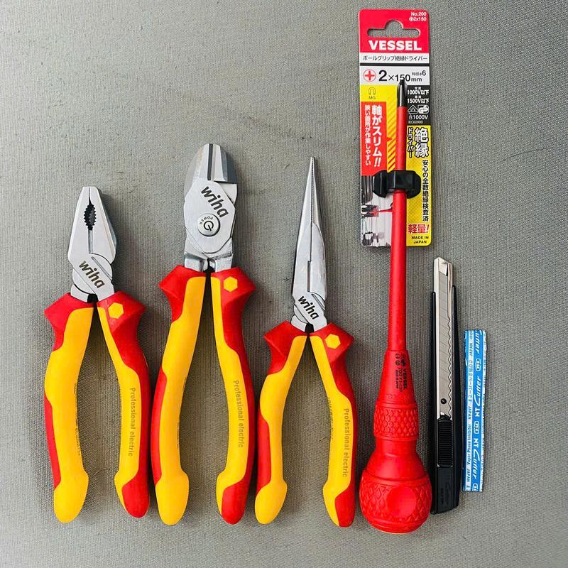 COMBO0010 Combo Kìm Wiha 3 cây kìm diện 26708 kìm cắt cộng lực 38191 ...