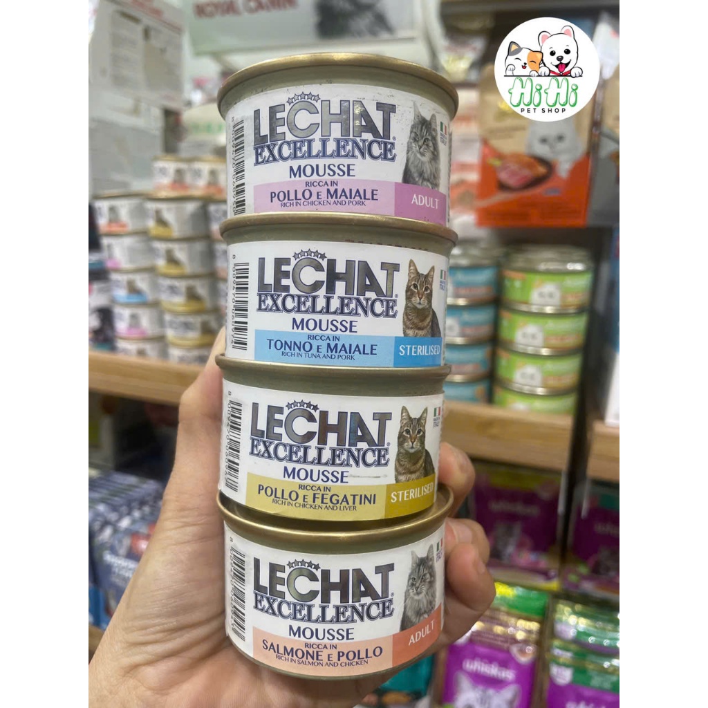 Pate lon cao cấp cho mèo Lechat 85gr - Hàng nhập Ý | Shopee Việt Nam
