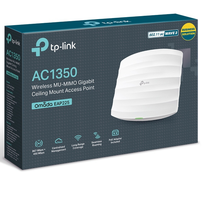 ộ phát WiFi TP-Link EAP225 | Access Point Wi-Fi Gắn Trần Gigabit AC1350 ...