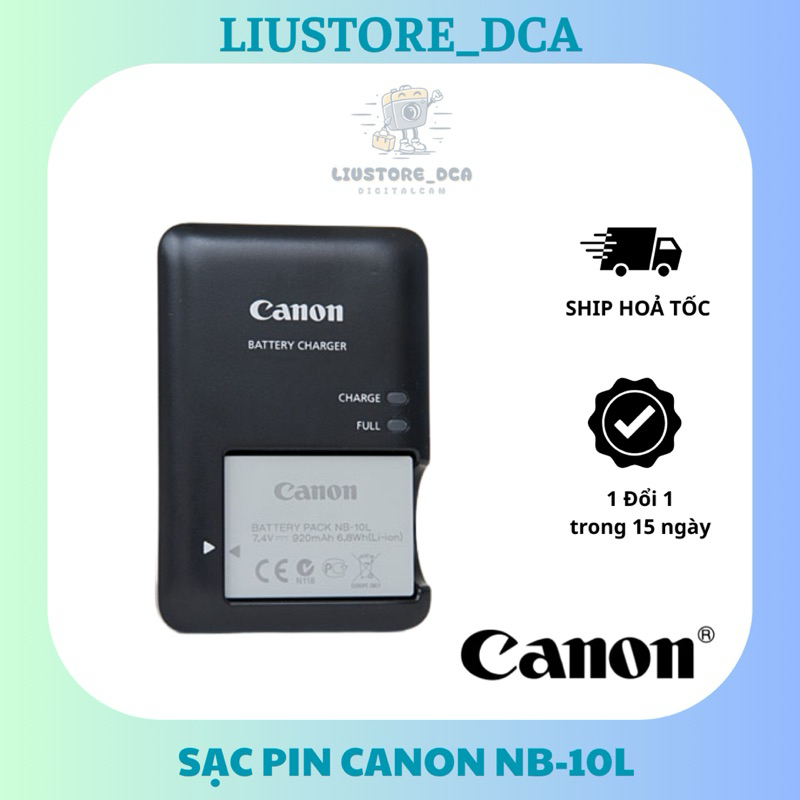 Sạc pin Canon NB-10L chuyên dụng cho các dòng máy ảnh Canon PowerShot ...