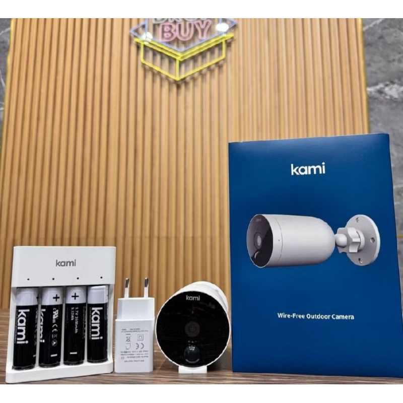 (Bản quốc tế)Camera Wifi Kami .cam sạc pin,không cần giây nguồn.App Yi ...