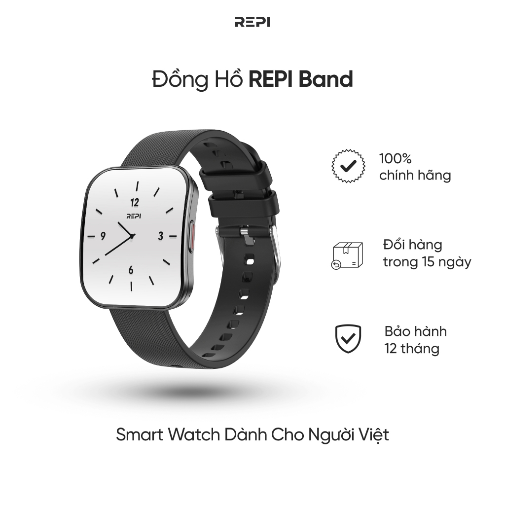Đồng Hồ Thông Minh REPI Band 34MM Nam Nữ Chính Hãng - Phù Hợp Cổ Tay ...