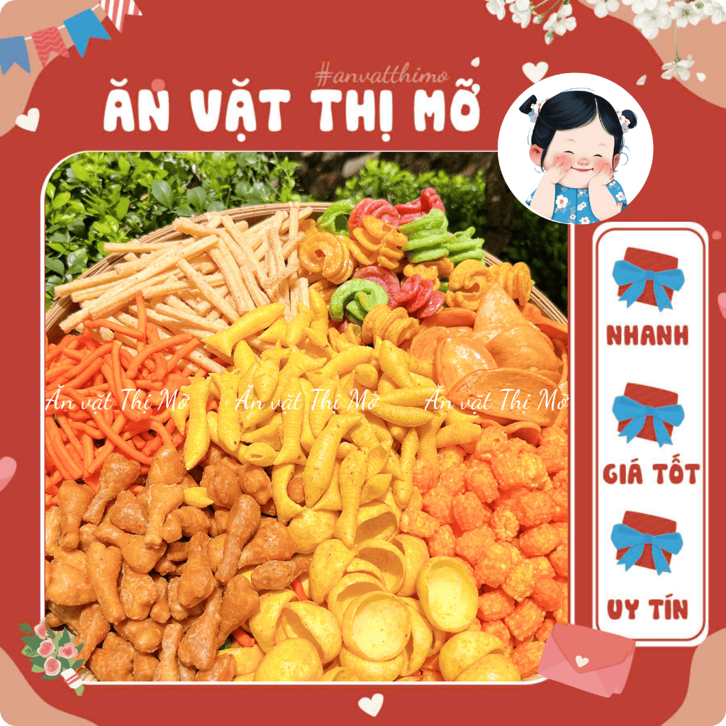 Snack Tá Lả Mix Vị Siêu Ngon Siêu Giòn Các Món Bim Bim Tá Lả HOT, đồ ăn ...