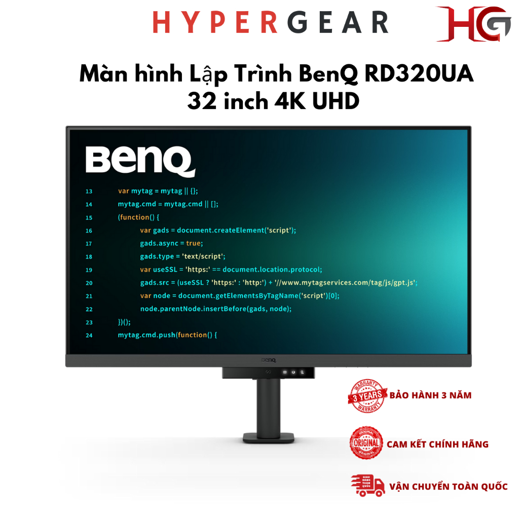 Màn Hình Máy Tính BenQ RD320UA | 32 inch 4K+ Dành Riêng Cho Lập Trình ...