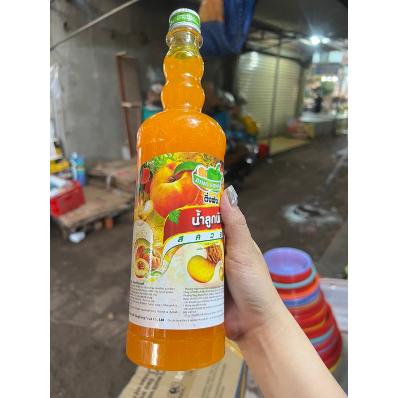 Siro Đào Dingfong - Siro Trái Cây (750ML) | Shopee Việt Nam