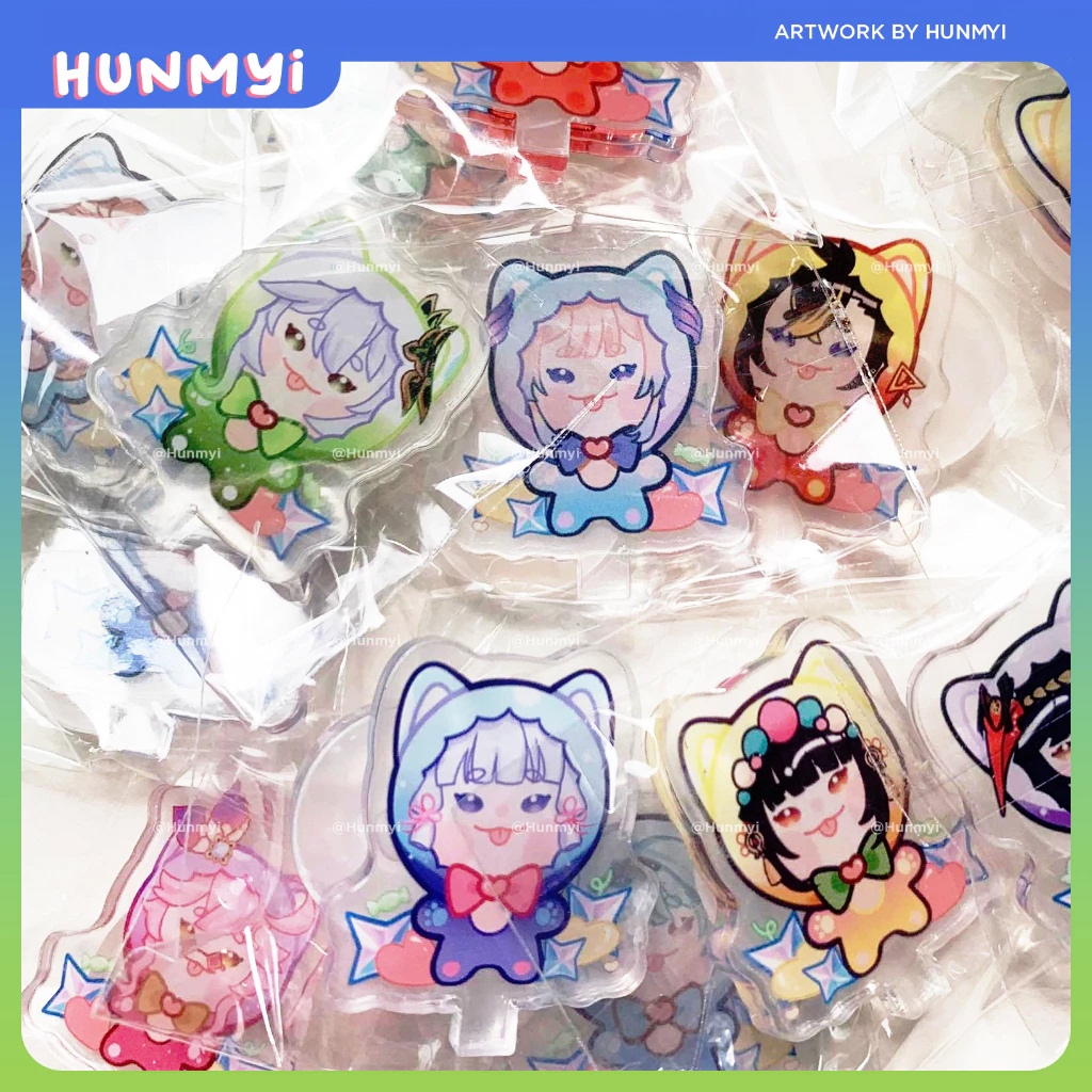 [ Char Nữ ] Standee 3cm Mèo Bông Genshin Impact độc quyền - Artist ...