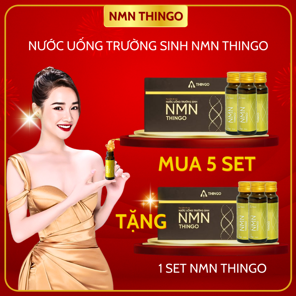 [DEAL SỐC MUA 5 TẶNG 1] NMN Thingo Chính hãng - Nước Uống Trường Sinh NMN - Combo 5 Hộp | Shopee ...