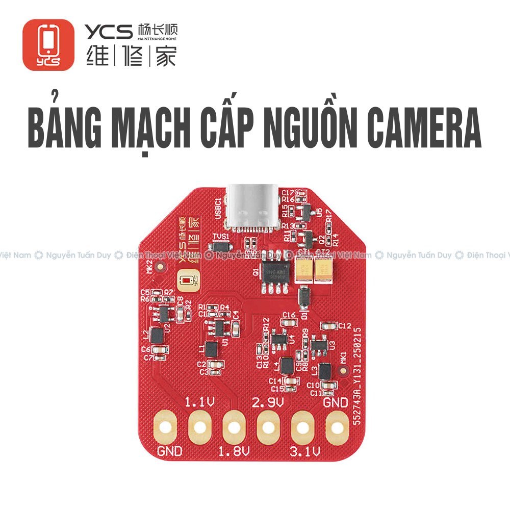 Bảng mạch cấp nguồn Camera YCS đỏ | Shopee Việt Nam