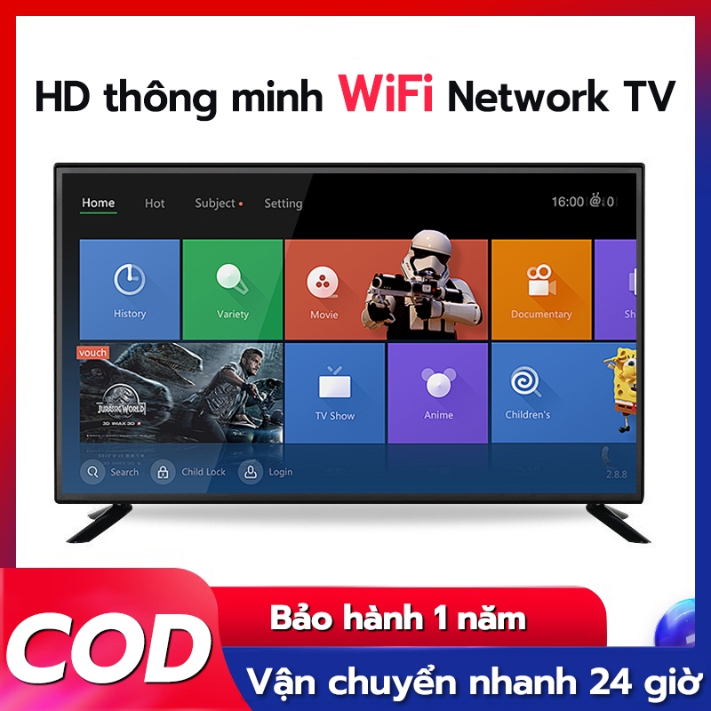 Smart Tivi màn hình kích thước 24FHDTivi 20/22/26/24inch bảo hành 12 ...