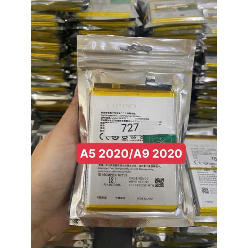 Pin Oppo A5 2020/A9 2020 Zin Mã BLP727 Dung Lượng Chuẩn 5000mAh ...