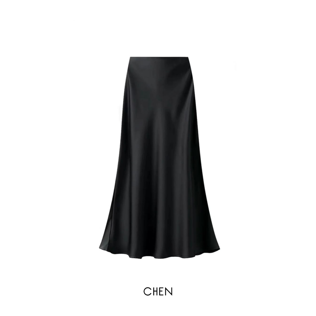 Chân Váy Lụa Đuôi Cá | Glossy Skirt | CHEN Inspired | Shopee Việt Nam