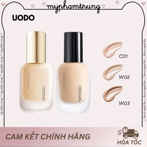 [UODO] Kem Nền Uodo Dạng Lỏng Dưỡng Ẩm Kiềm Dầu Che Phủ Tốt UODO ...
