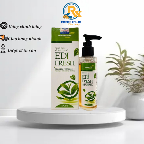 Dung dịch vệ sinh phụ nữ EDI FRESH-Làm sạch dịu nhẹ vùng da nhạy cảm ...
