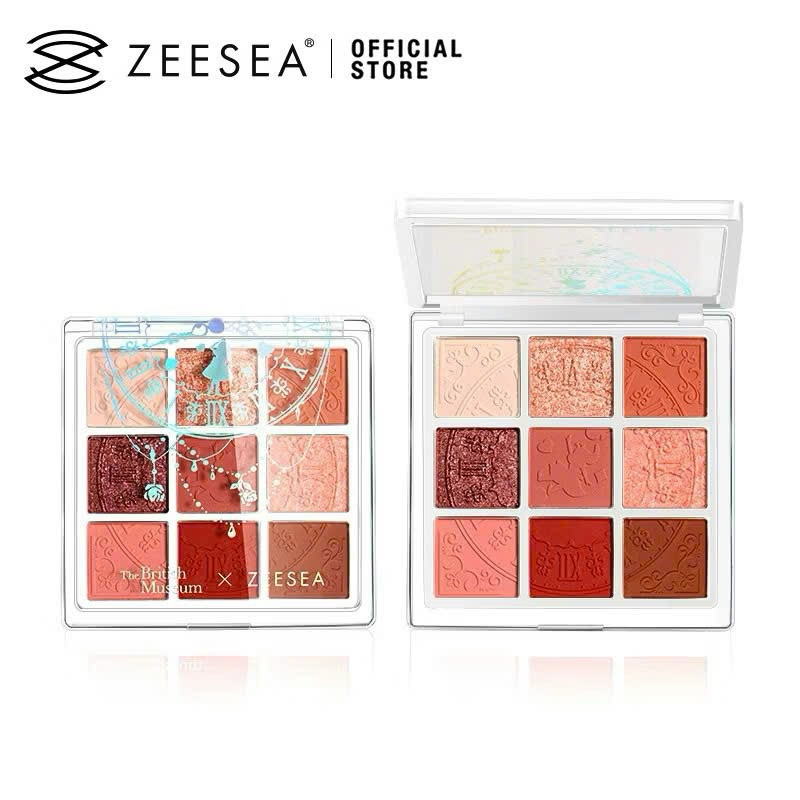Bảng phấn trang điểm mắt ZEESEA 9 màu sắc kết hợp 10g | Shopee Việt Nam