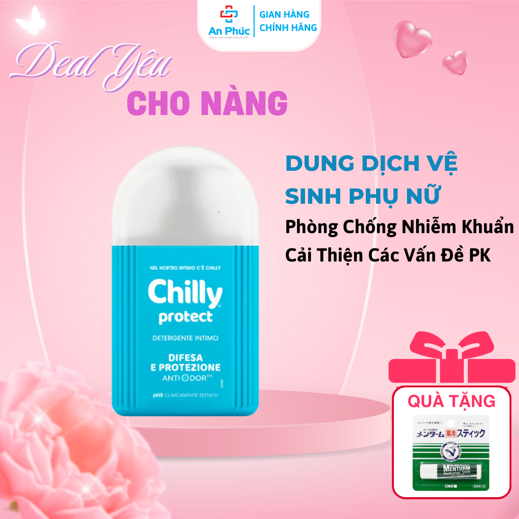 Dung Dịch Vệ Sinh Phụ Nữ Chilly Protect - Làm Sạch Vùng Kín, Giúp Giữ ...
