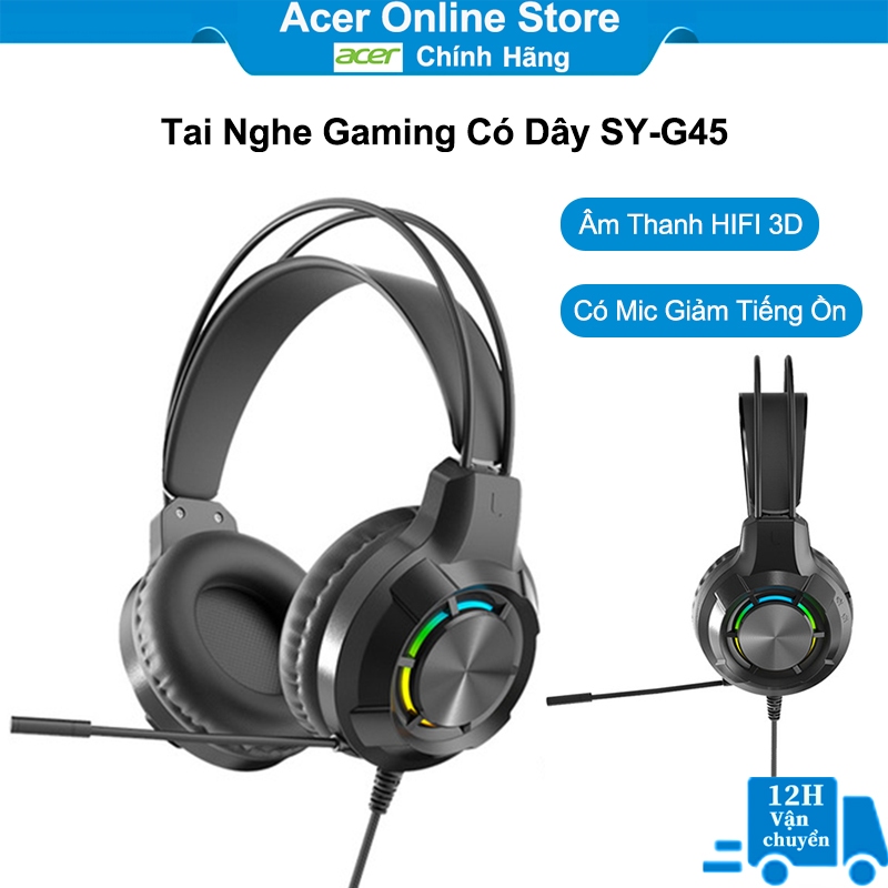 Tai Nghe Gaming Có Dây SY-G45 – LED RGB, Có Mic Giảm Tiếng Ồn, Dùng Cho ...